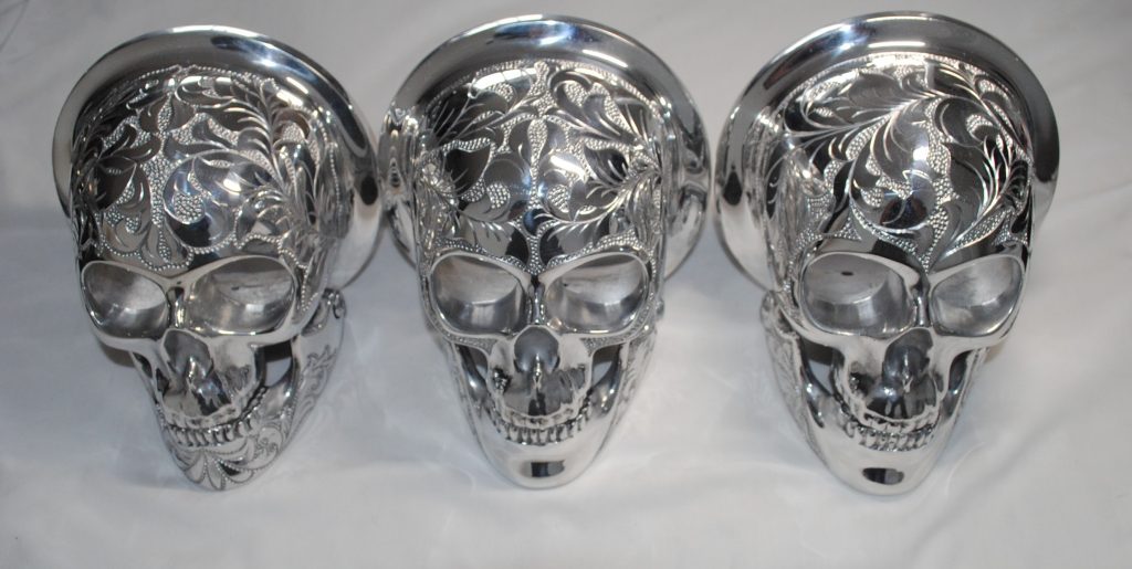 Custom Motorcycle Skull Accessories - Skull Enterprises